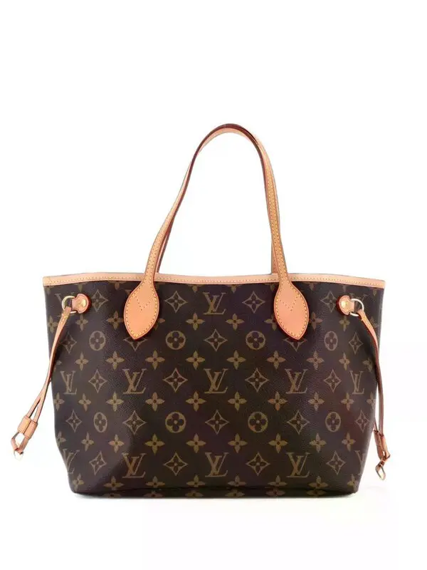 LOUIS VUITTON Neverfull Monogram Canvas Pm Tote Bag