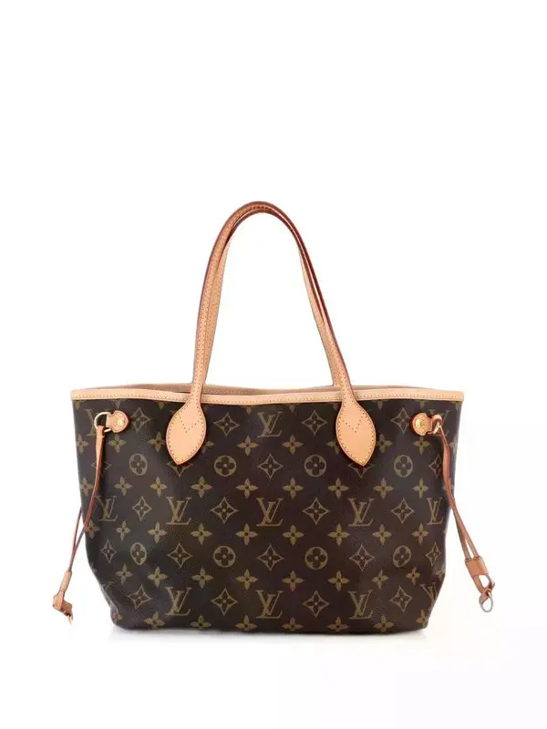LOUIS VUITTON Neverfull Monogram Canvas Pm Tote Bag