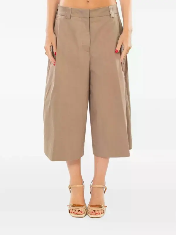 THELATEST Dakota Gabardine Cropped Trousers