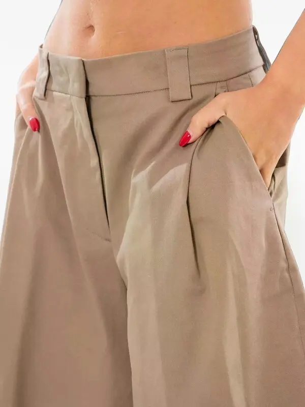 THELATEST Dakota Gabardine Cropped Trousers