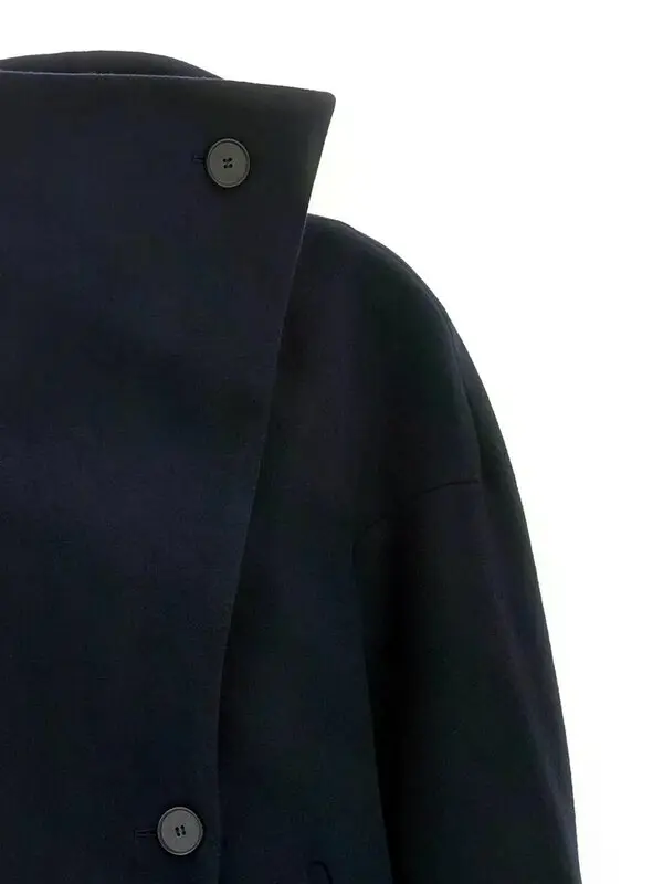 TELA Scott Asymmetrical High-neck Coat