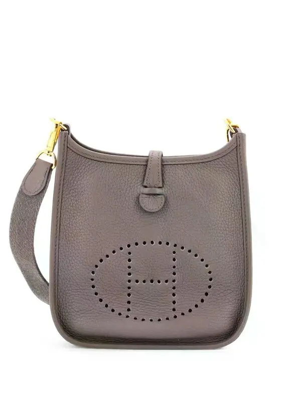 Hermès Evelyne Bag Gen Iii Clemence Tpm Crossbody Bag - Grey