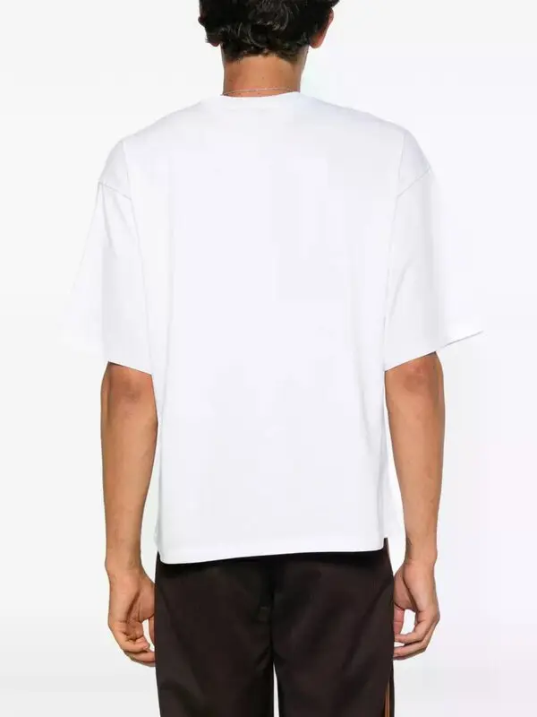 Adidas Logo-embroidered T-shirt