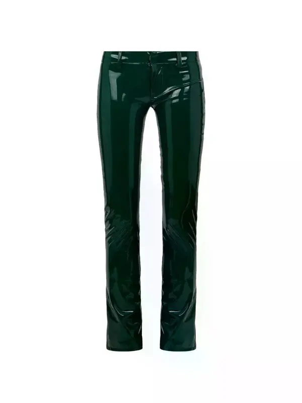 Dsquared2 Patent-effect Trousers - Green