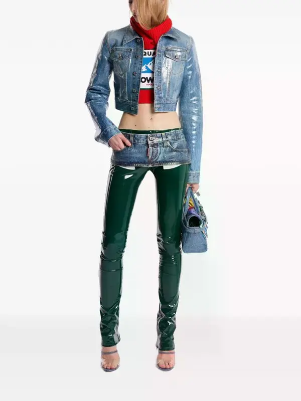Dsquared2 Skiers Wet Tight Trousers