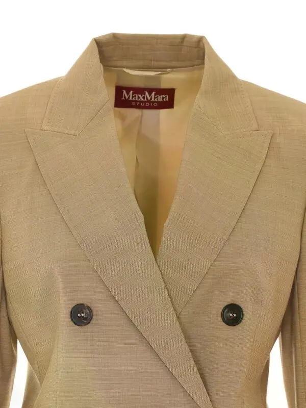 Max Mara Double-breasted Peak-lapel Blazer