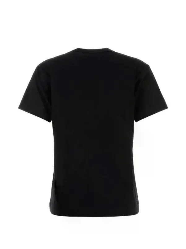Play Comme Des Garcon Heart-patch T-shirt