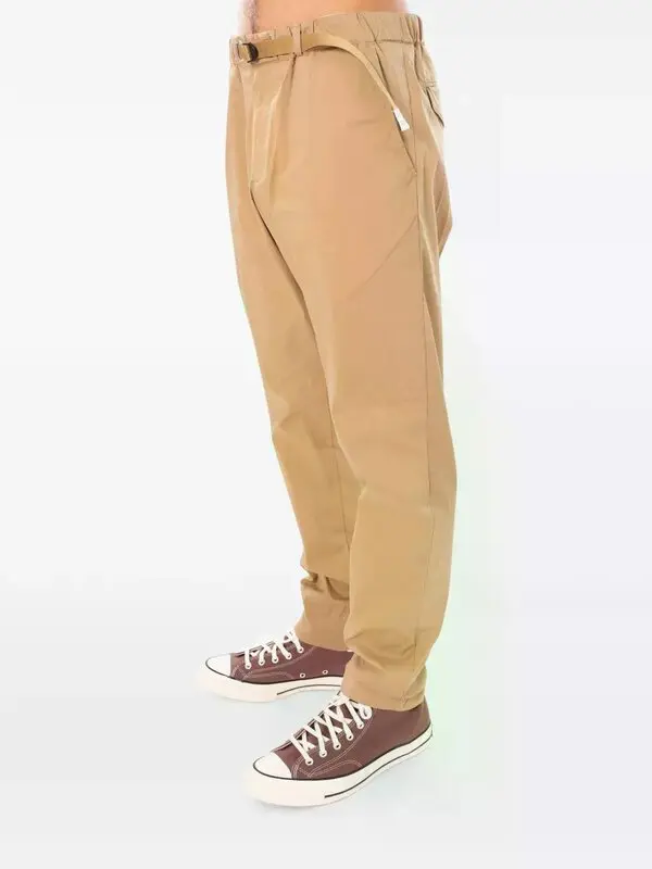 WHITE SAND Belted Tapered Trousers
