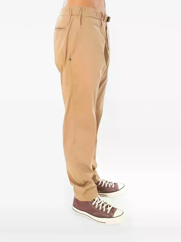 WHITE SAND Belted Tapered Trousers
