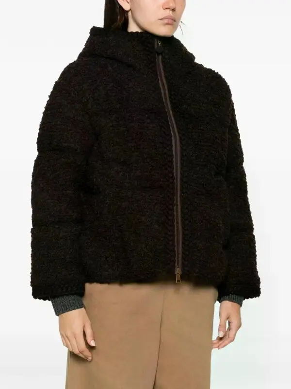 Moncler Cristallin Hooded Down Jacket