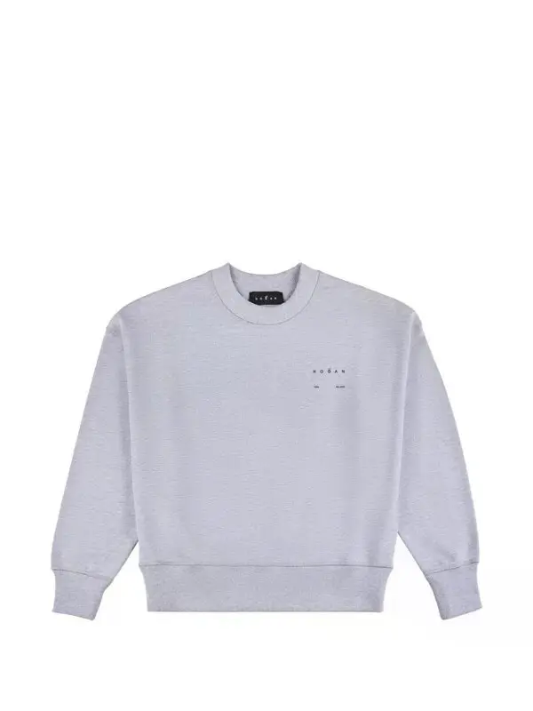Hogan Round-neck Sweatshirt In Cotton