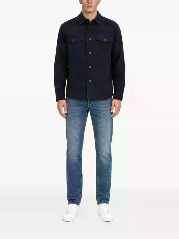 PAOLO PECORA Button-up Chest-pocket Shirt