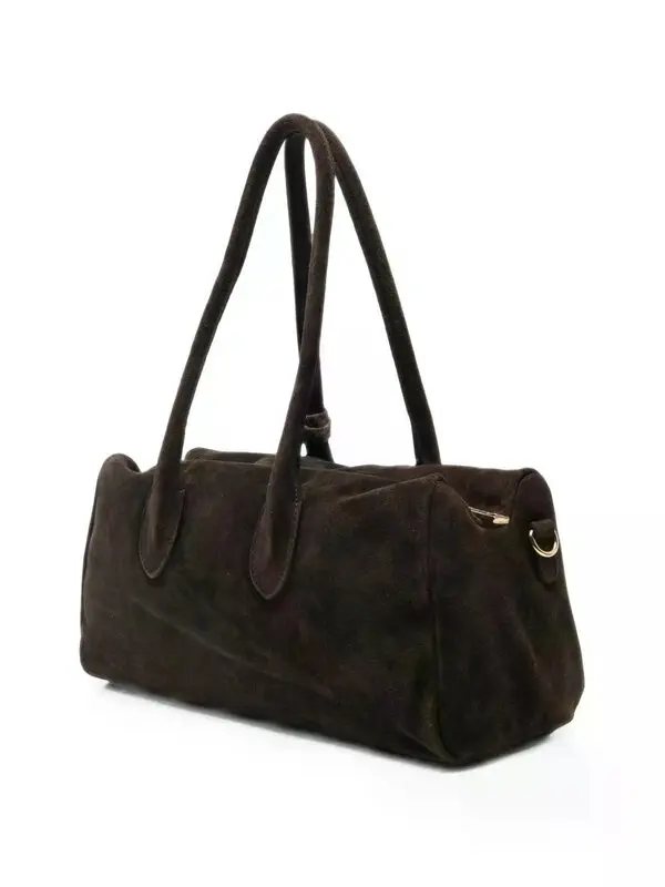 MARC ELLIS Bilbao Suede Leopard-print Charm Shoulder Bag