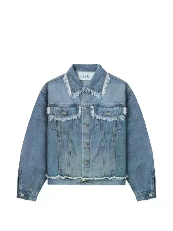 Séfr Frayed Denim Jacket