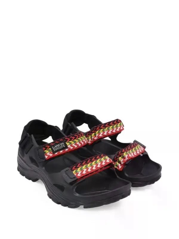LANVIN X Suicoke Wake Curb Sandals - Black