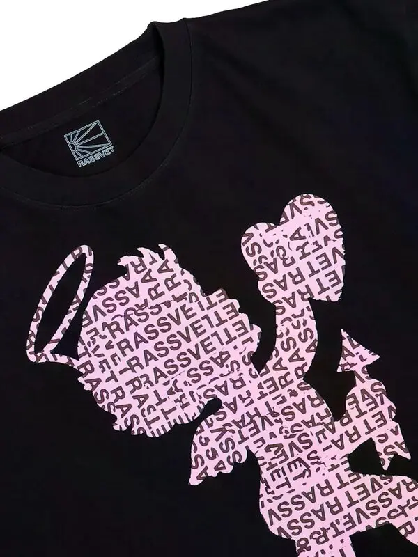 RASSVET Cupid-print Cotton T-shirt