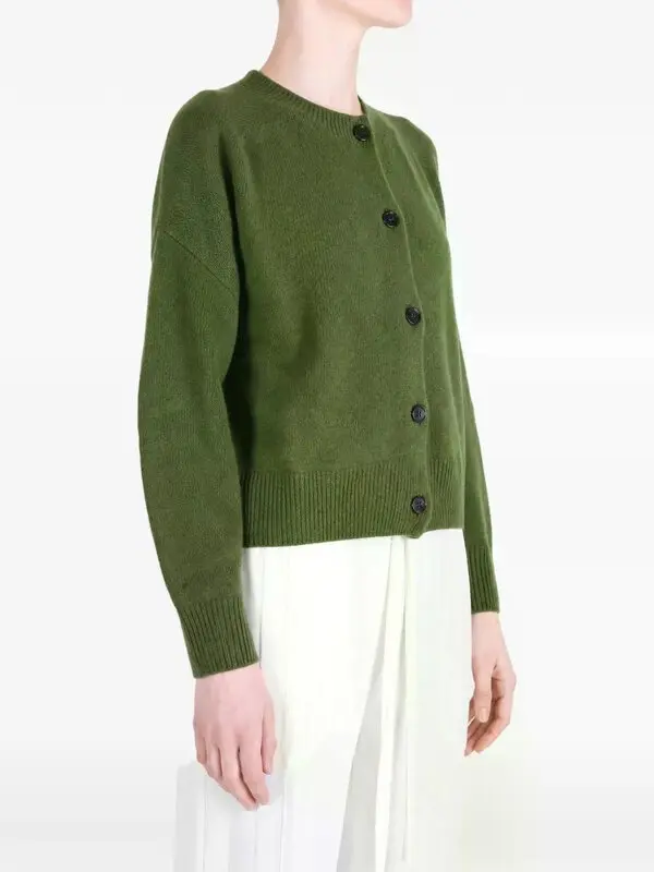 MARGARET HOWELL Crew-neck Button-up Cardigan