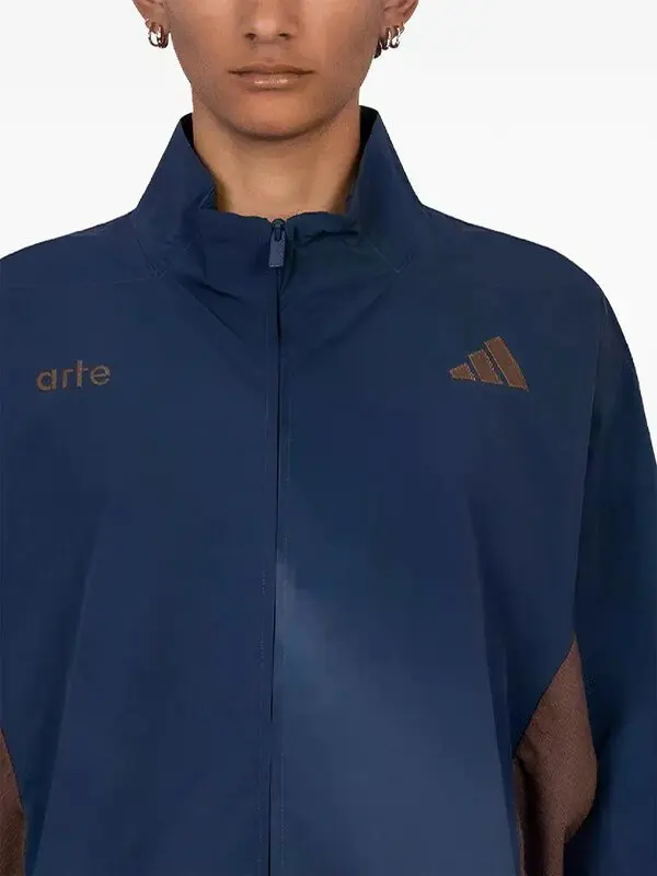 ARTE ANTWERP X Adidas Z.n.e. Material Mix Panelled Track Jacket - Blue