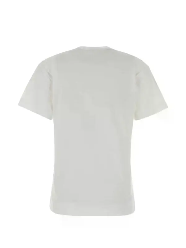 Play Comme Des Garcon Heart-patch T-shirt