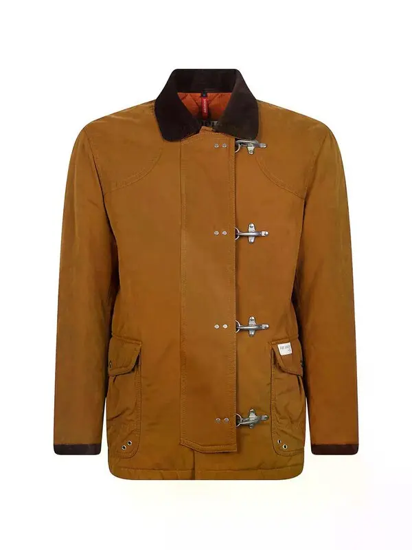 FAY Corduroy-collar Lobster-clasp Jacket