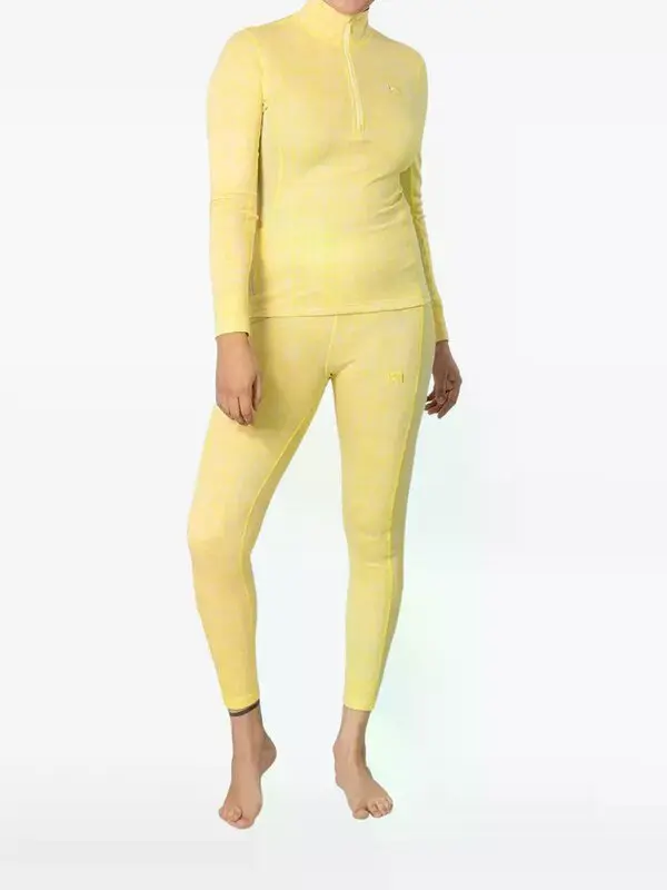 Kari Traa Rose Patterned Half-zip Base-layer Top
