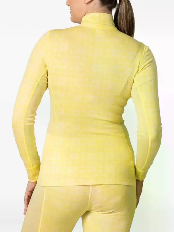 Kari Traa Rose Patterned Half-zip Base-layer Top