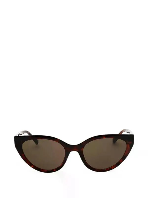 Moschino Tortoiseshell-effect Cat-eye-frame Sunglasses