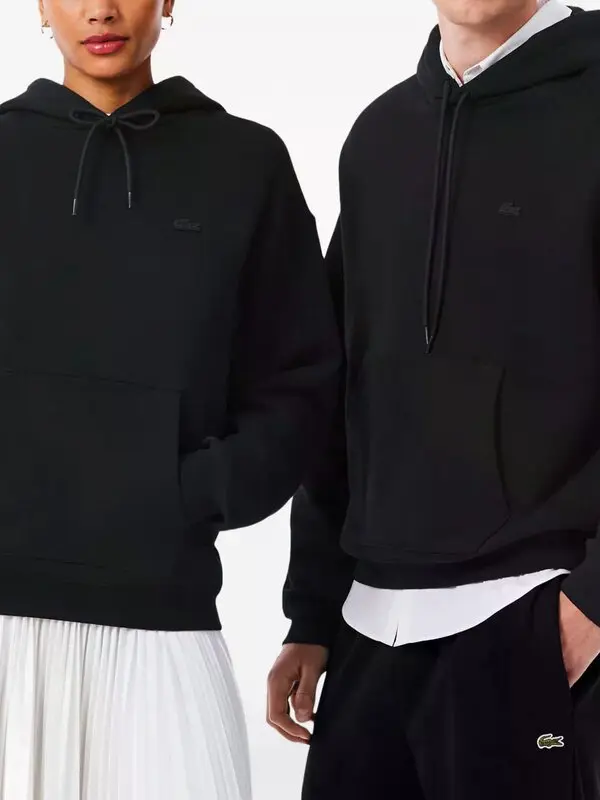 Lacoste Logo-patch Drawstring Hoodie