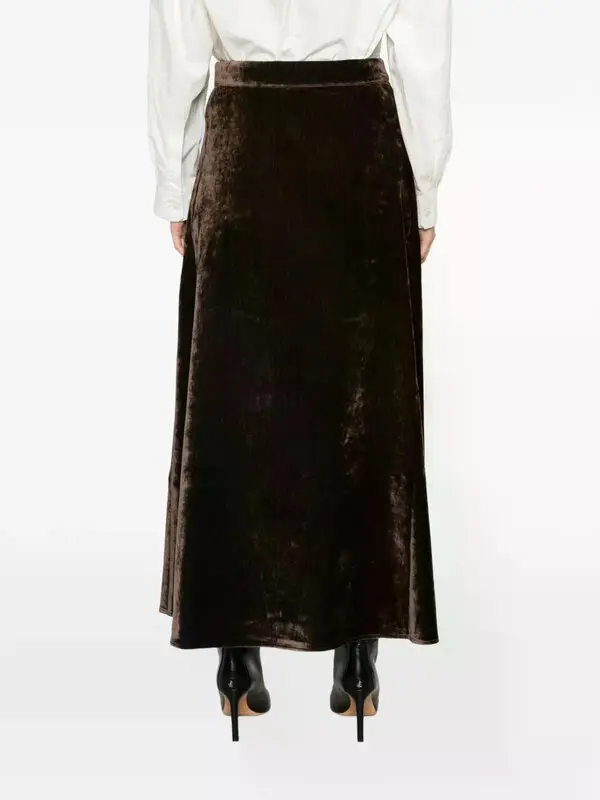 JCSOPHIE Pirouette Velvet Maxi Skirt