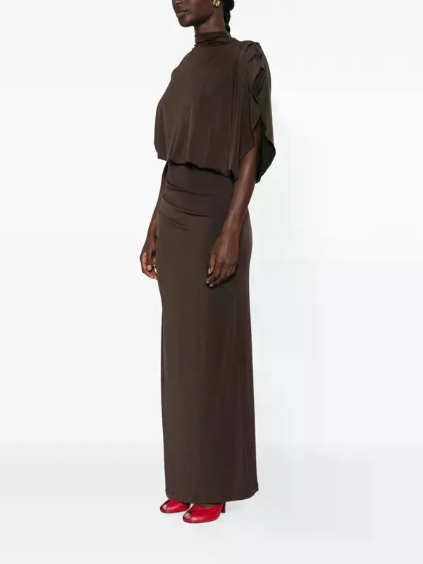 RAME One-shoulder Draped Maxi Dress