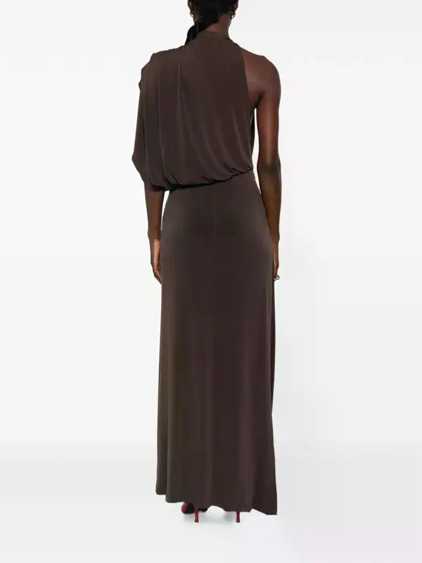 RAME One-shoulder Draped Maxi Dress