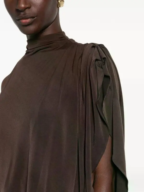 RAME One-shoulder Draped Maxi Dress