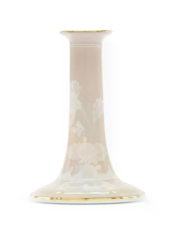GINORI 1735 Oriente Italiano Meringa Porcelain Candle Holders - Neutrals
