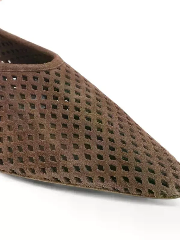 JIL SANDER Perforated Leather Pumps