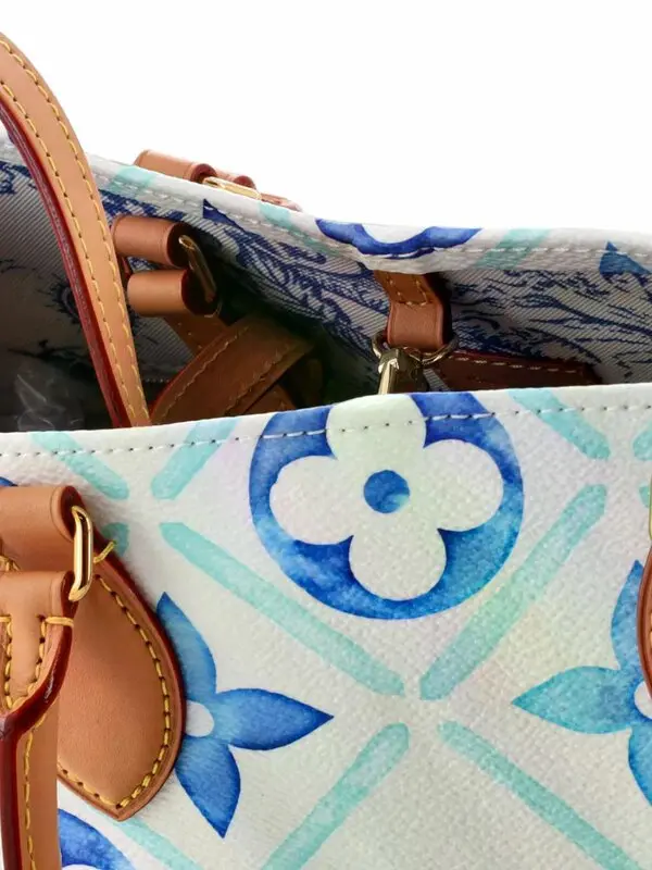 LOUIS VUITTON Onthego Monogram Tiles The Pool Mm Tote Bag