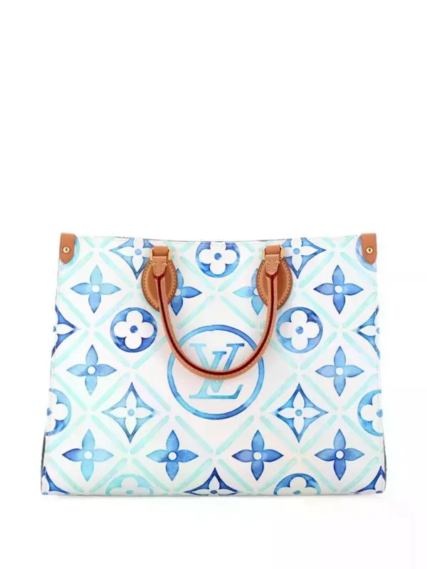 LOUIS VUITTON Onthego Monogram Tiles The Pool Mm Tote Bag