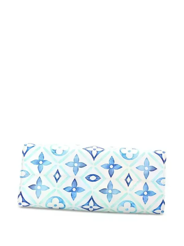 LOUIS VUITTON Onthego Monogram Tiles The Pool Mm Tote Bag