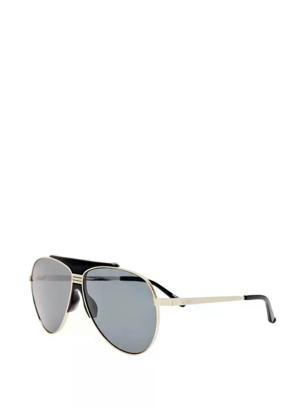 Attico X Linda Farrow Amelia Sunglasses - Silver