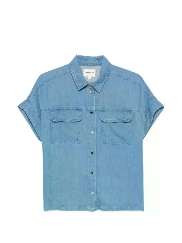 MAISON123 Short-sleeve Denim Shirt