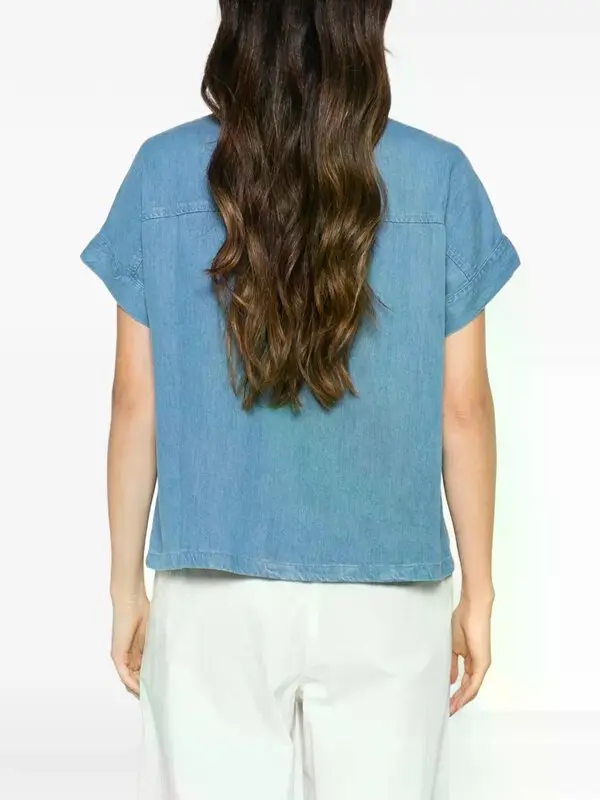 Maison123 Short-sleeve Denim Shirt