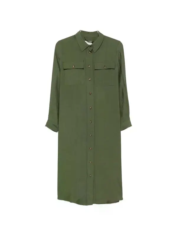 MAISON123 Button-up Midi Dress
