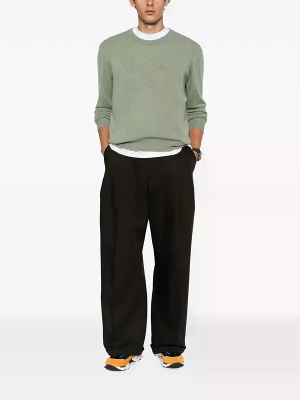 Extreme Cashmere Bis Crew-neck Ribbed-trim Sweater