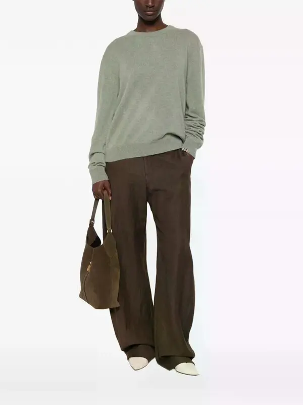 Extreme Cashmere Bis Crew-neck Ribbed-trim Sweater