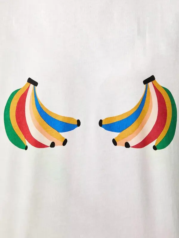 NEVER FULLY DRESSED Banana-print T-shirt