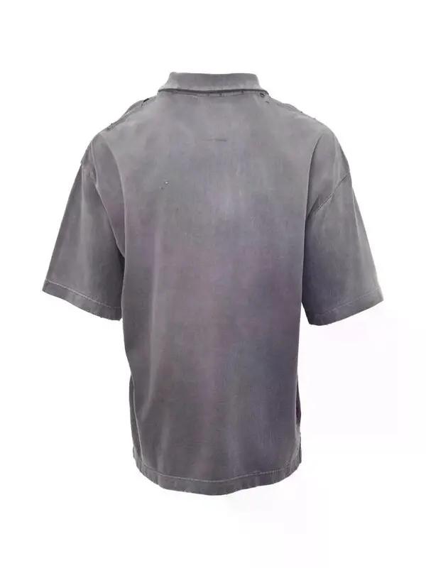 Mihara Yasuhiro Sun-faded Like Collared T-shirt