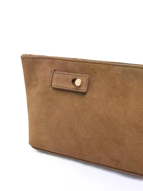 Erika Cavallini Suede Clutch Bag