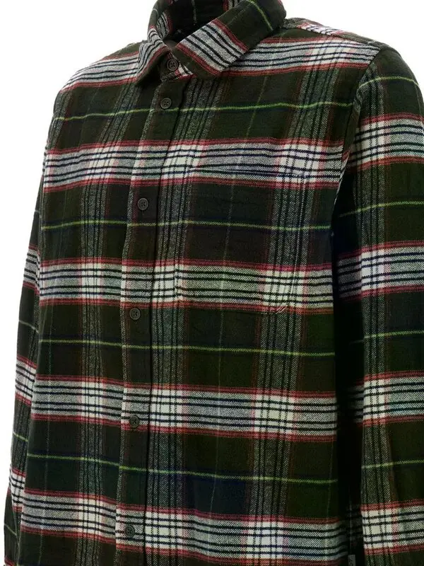 LES DEUX Check-pattern Cotton Shirt