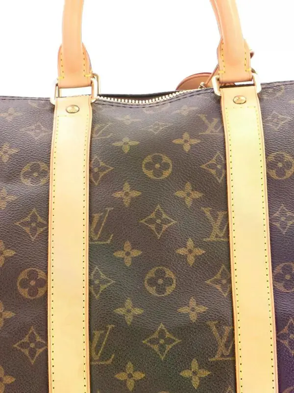 LOUIS VUITTON Keepall Bandouliere Bag Monogram Canvas 45 Travel Bag - Brown