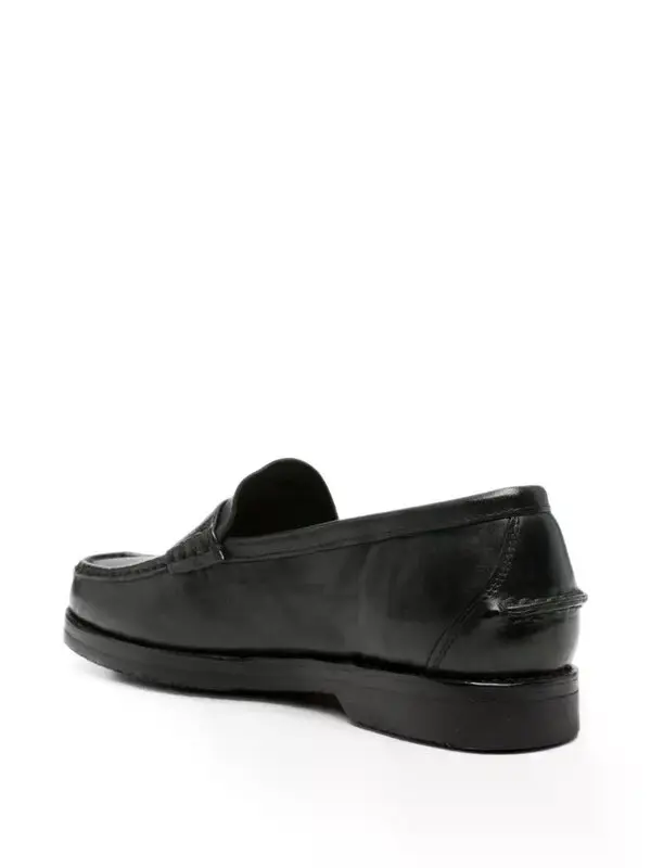 Visvim Fabro-folk Leather Loafers