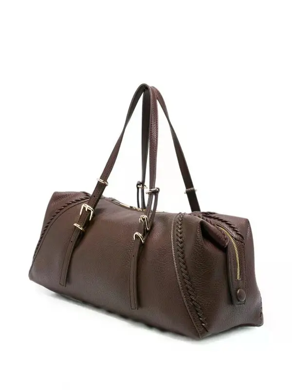 ERMANNO FIRENZE Large Braided-trim Tote Bag